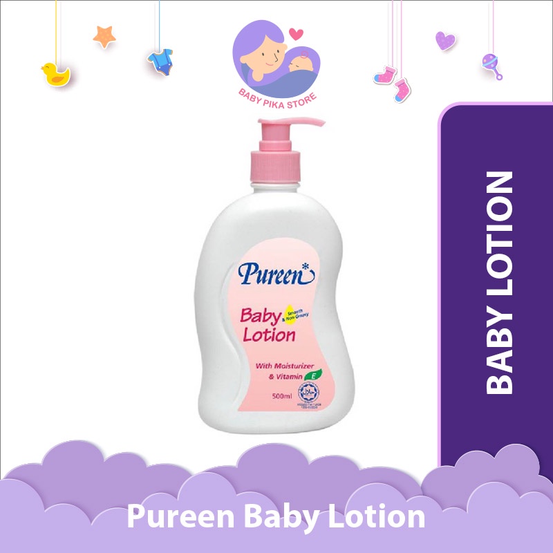Original Pureen Baby Lotion Pump with Vitamin E (500ml) | Shopee Malaysia