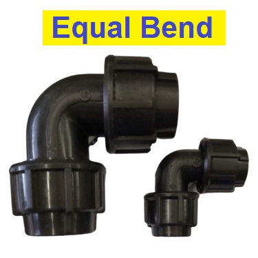 POLY PIPE FITTING / EQUAL TEE / EQUAL BEND 20MM 40MM | Shopee Malaysia