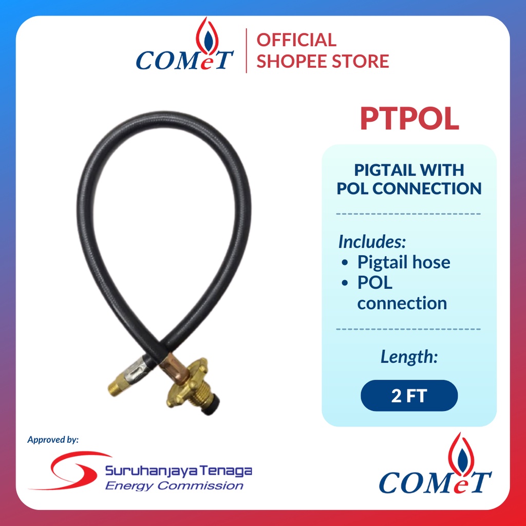 COMET Liquid Pigtail Pol Connection 2 FT | Shopee Malaysia