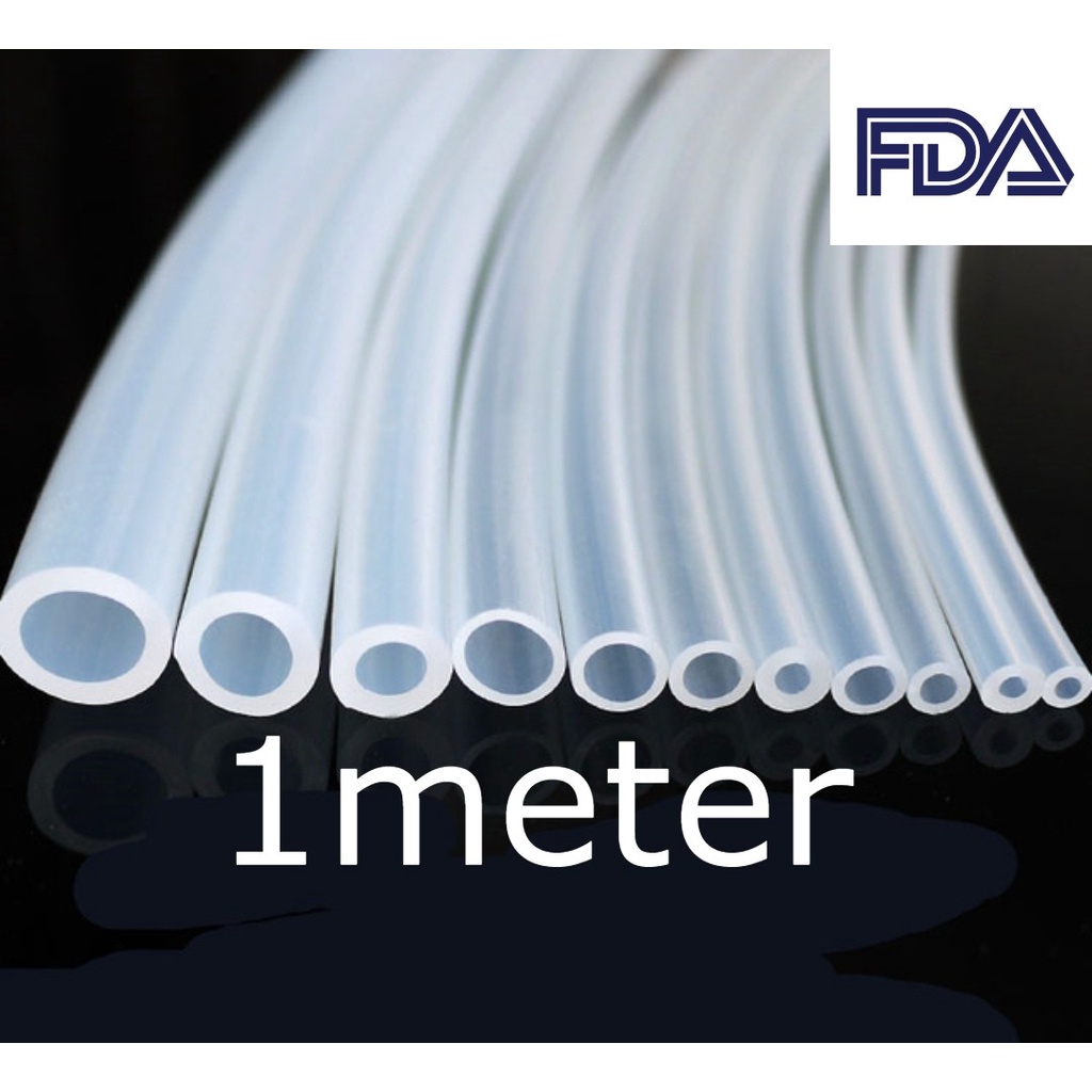 Maxx-Seal Silicone Tube (Food Grade , 100% Virgin Silicone) Transparent ...