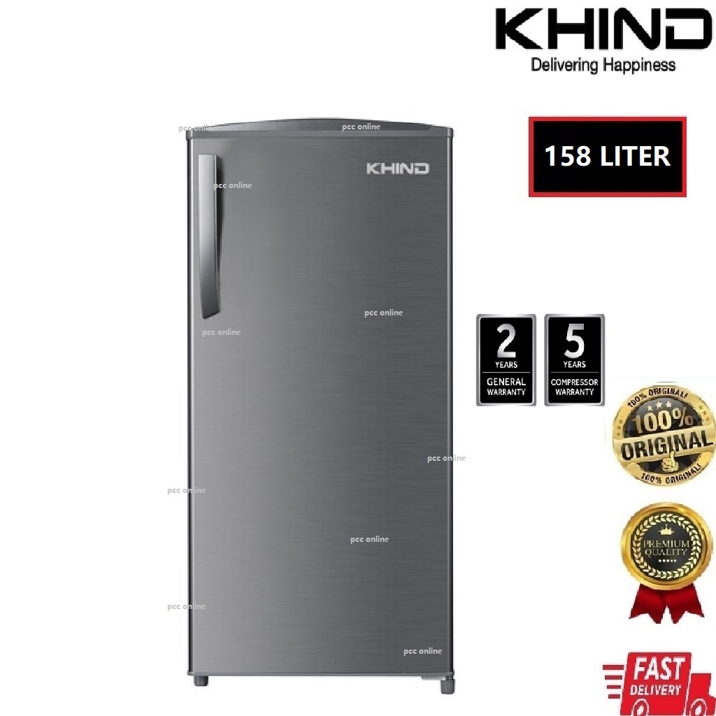 KHIND Rf160 Single Door Refrigerator Fridge / Peti Sejuk Satu Pintu ...