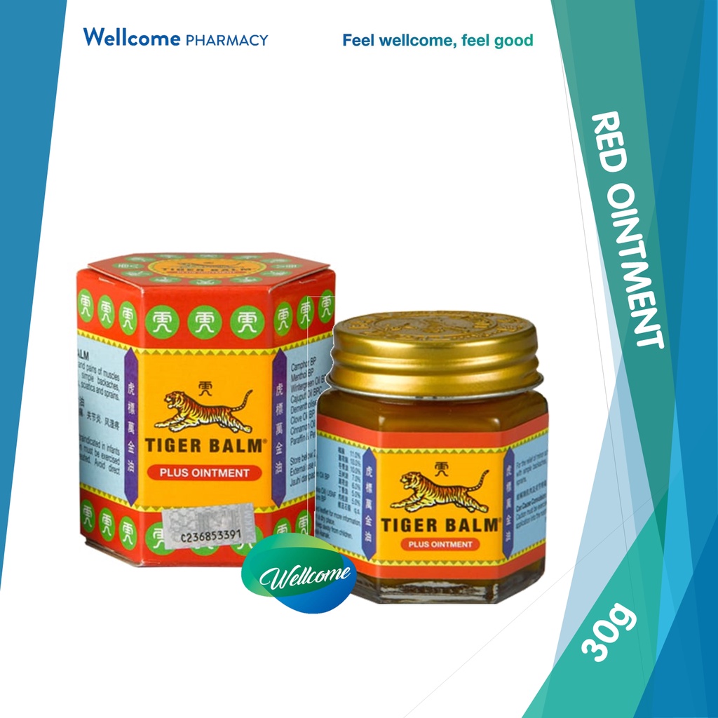 Tiger Balm Plus Red Ointment - 30g | Shopee Malaysia