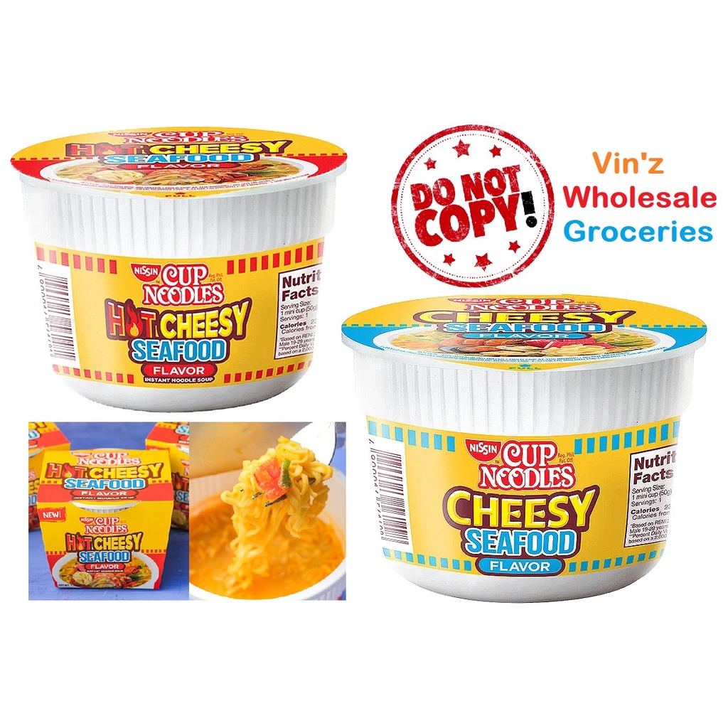 Nissin Cup Noodles Mini Hot Cheesy Seafood 50g. | Shopee Malaysia