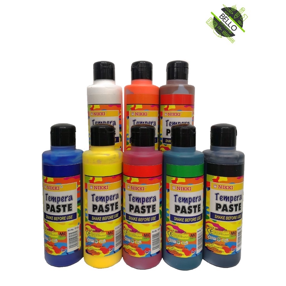 Nikki Tempera Paste Paint Colour 200ml | Shopee Malaysia