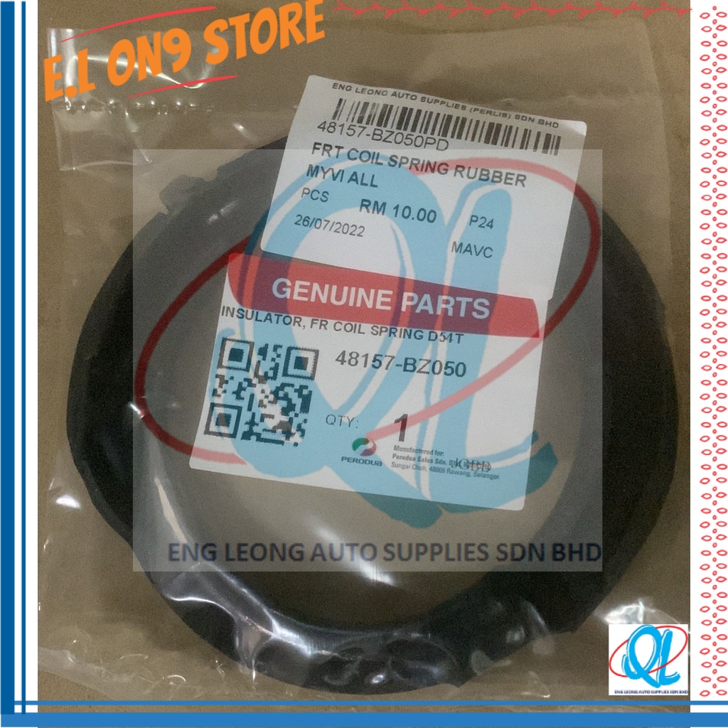MYVI / ALZA / VIVA FRONT UPPER COIL SPRING RUBBER PERODUA 100% ORIGINAL ...