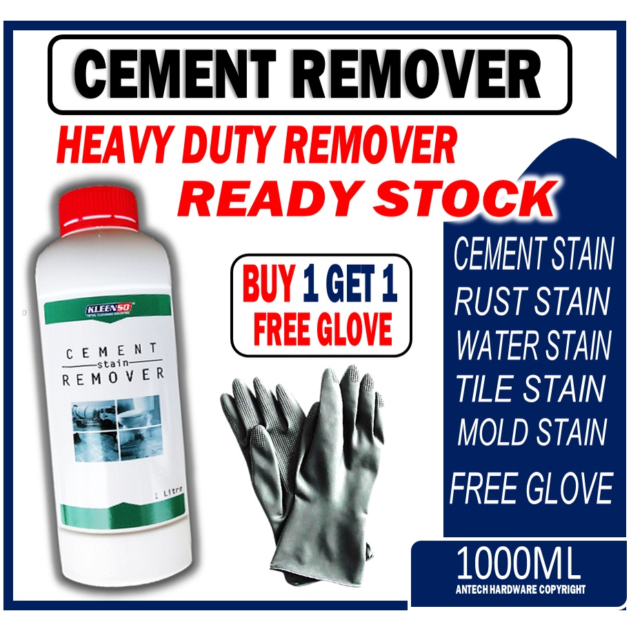 Original Cement Remover - Removes Cement Stain & Grout & Rust & Hard ...