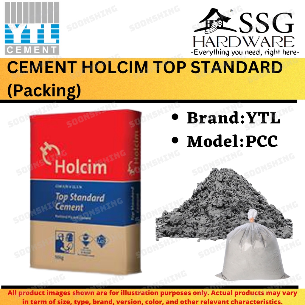 SSG400 2-5KG Cement Simen Kelabu Only Bina Rumah Tampal Retak SIMEN PCC ...