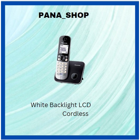 Panasonic KX-TG6821 Cordless Phone with Answering Machine | Shopee Malaysia