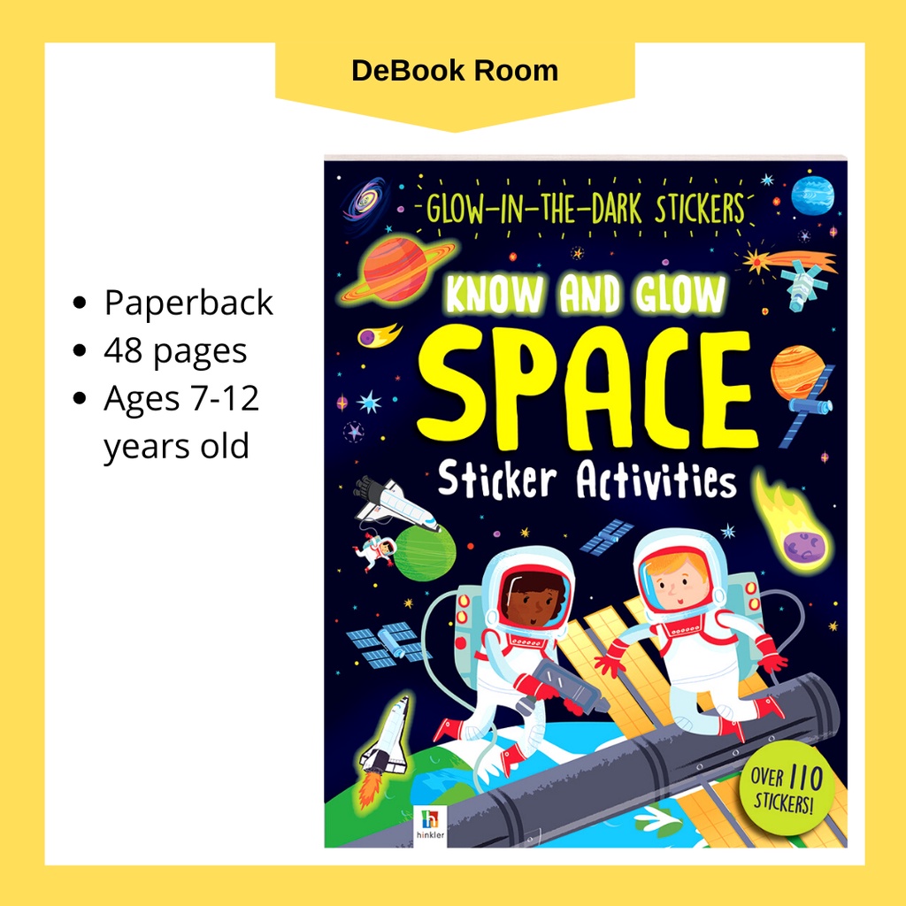 Glow-in-the-Dark Stickers: Know and Glow Space Children's Sticker ...