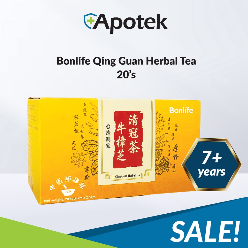 Bonlife Qing Guan Herbal Tea 20s X 2 5g 清肺排毒茶 牛樟芝清冠茶 增强抵抗力 Immunity