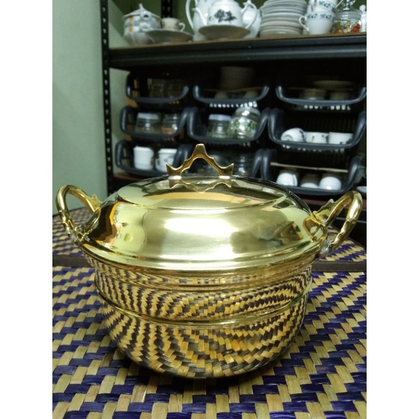 Traditional brass pot periuk tembaga bertudung | Shopee Malaysia