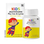 Quantum Kids Multivitamin Plus Iron & Lysine Chewable Tablet 60s (Choc) | Shopee Malaysia