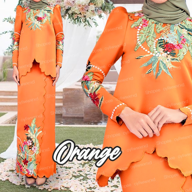 BAJU KURUNG SULAM KURUNG Baju Raya EMBROIDERY LACE SELESA Sesuai Untuk ...