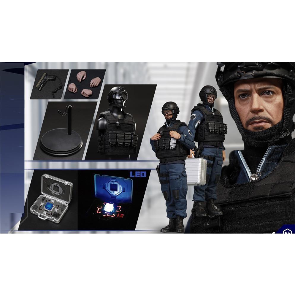 Mic Toys 1/6 Stealth Edition S.H.I.E.L.D. Uniform Edition Tony Stark ...