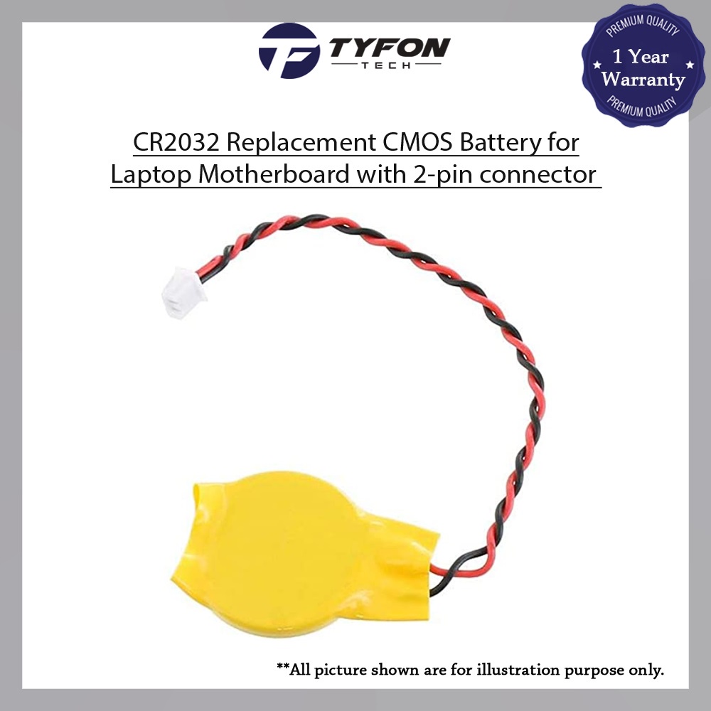 CR2032 Replacement CMOS Battery for Laptop Motherboard with 2-pin ...