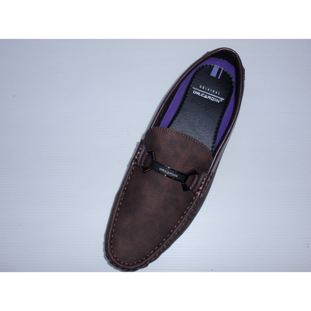 Dr.cardin loafer shoes no.6015(brown) | Shopee Malaysia