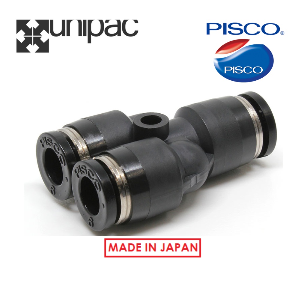 Pneumatic Fitting Pisco Union Y PY 4mm 6mm 8mm 10mm 12mm 16mm | Shopee ...