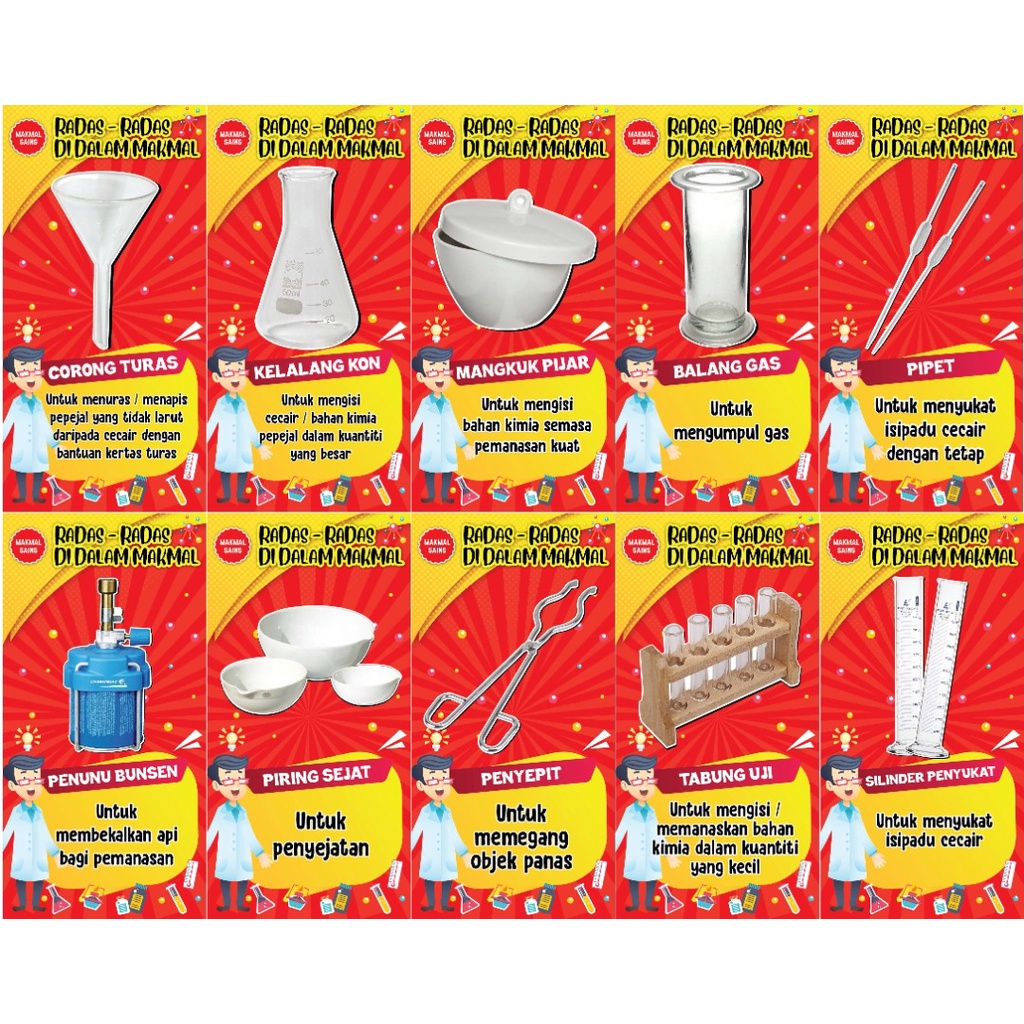 POSTER RADAS MAKMAL SAINS (X01-2) - READY STOCK | Shopee Malaysia