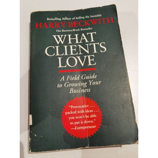 What Clients Love BookBy Harry Beckwith | Shopee Malaysia