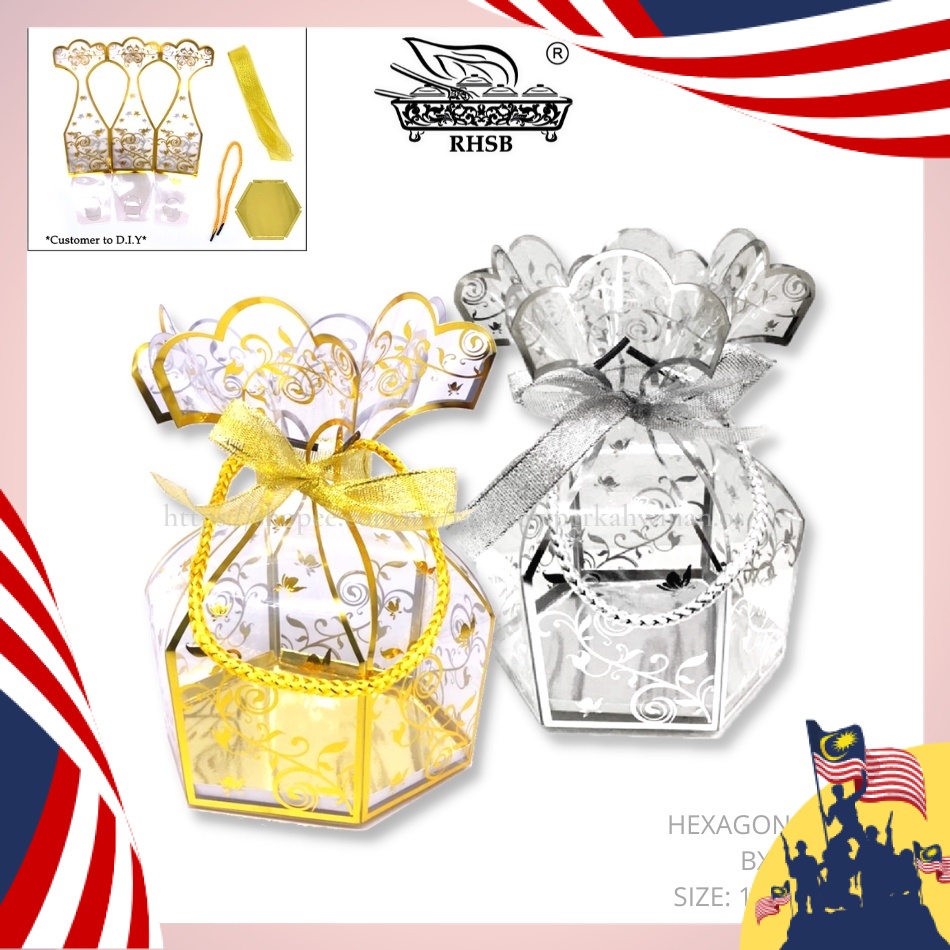 10pcs DOORGIFT BOX / PVC BOX / DOORGIFT TRANSPARENT BOX / GOODIES BOX ...