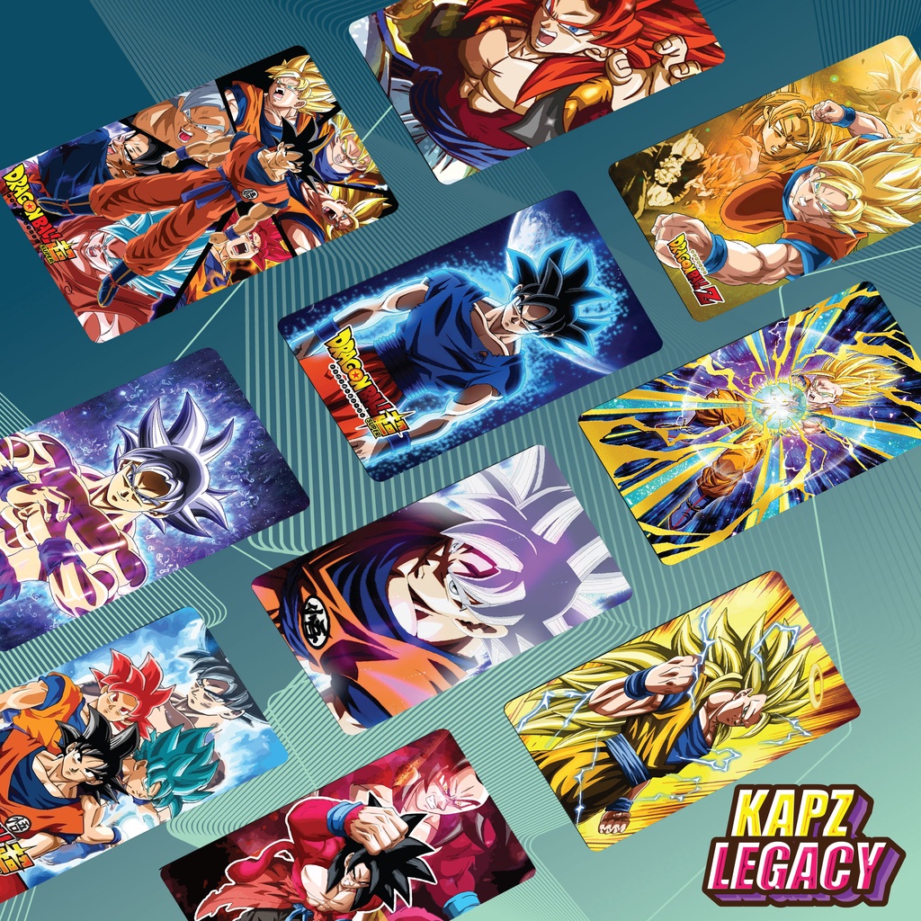 KapzLegacy Dragon Ball Goku Sticker Card Cover Touch n Go Access MRT ...