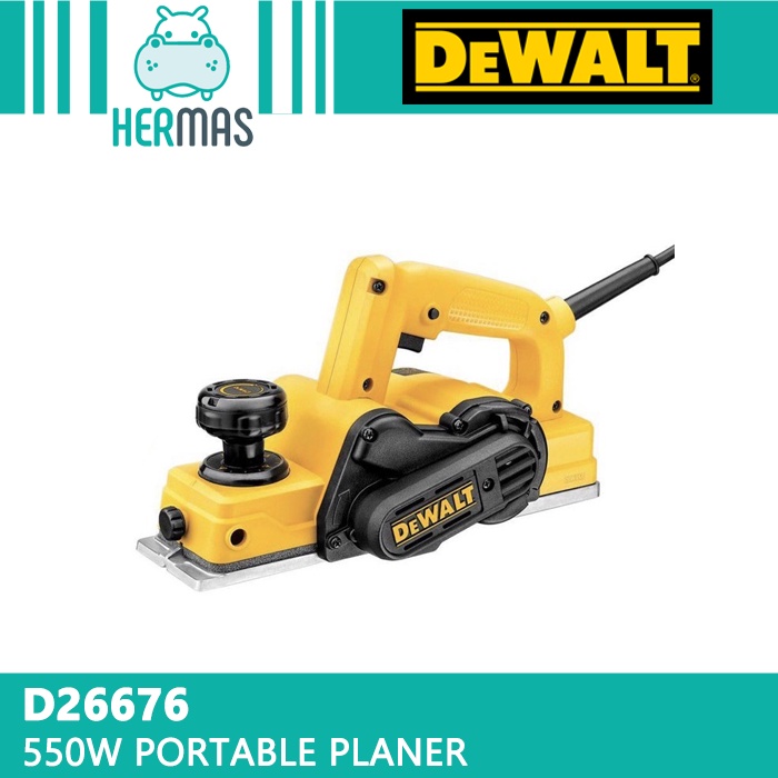 DEWALT D26676-B1 1.5MM(3-1/4") 550W PORTABLE PLANER | Shopee Malaysia