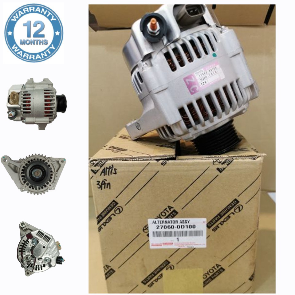 (100% Genuine + 1 Year Warranty) Toyota Altis ZZE122 1.6/1.8 2000-2008 ...