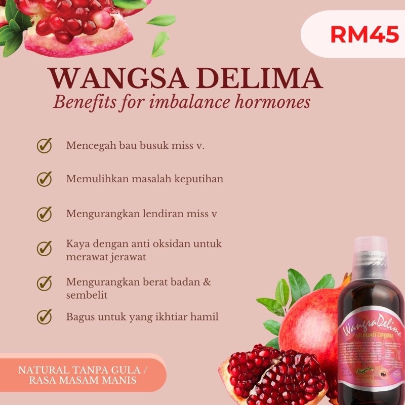 wangsa delima 100% tanpa bahan pengawet & gula | Shopee Malaysia