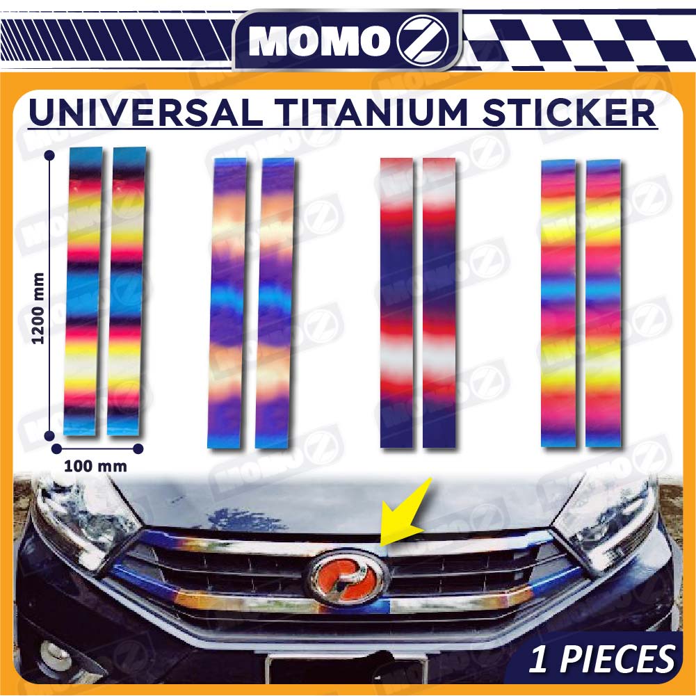 Car Universal Titanium Strip Guard Vinyl Sticker 10 cm x 120 cm Door ...