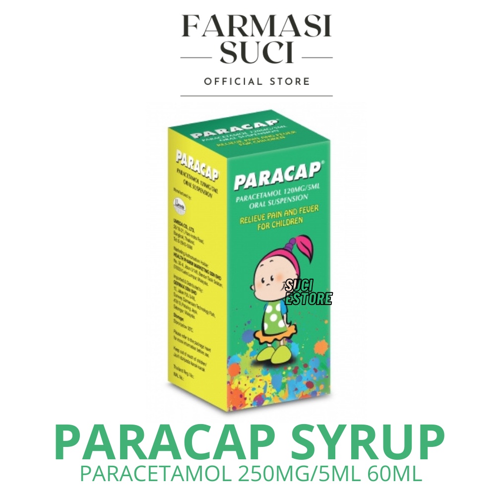 PARACAP Paracetamol 250mg/5ml Oral Suspension 60ml | Shopee Malaysia