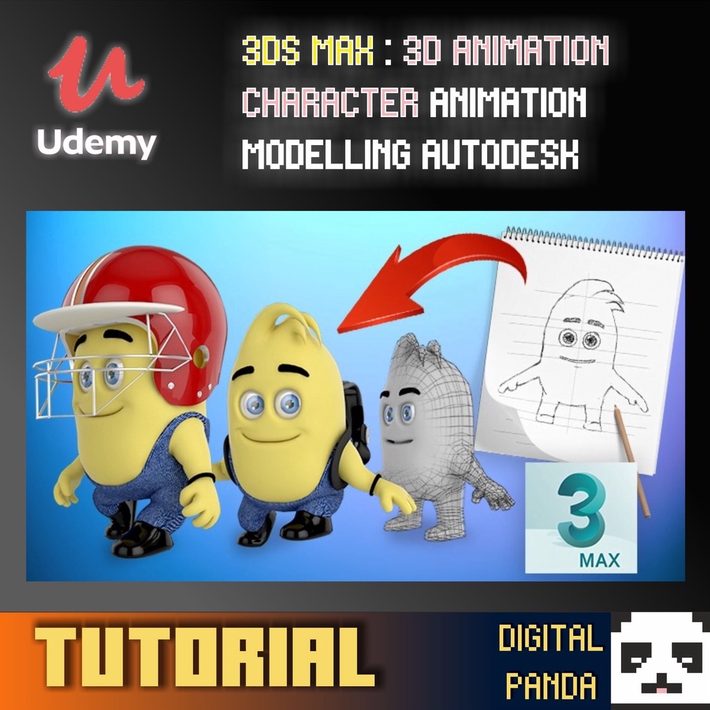 [ FULL TUTORIAL] 3DS MAX : 3D ANIMATION CHARACTER ANIMATION MODELLING ...