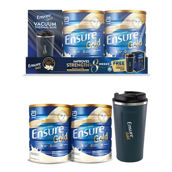 ensure gold vacuum thermal coffee mug-510ml | Shopee Malaysia