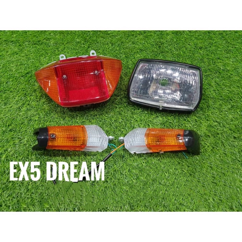 REMPIT EX5 / EX5 Dream Lampu Full Set Stanley Lampu Depan Head Light ...