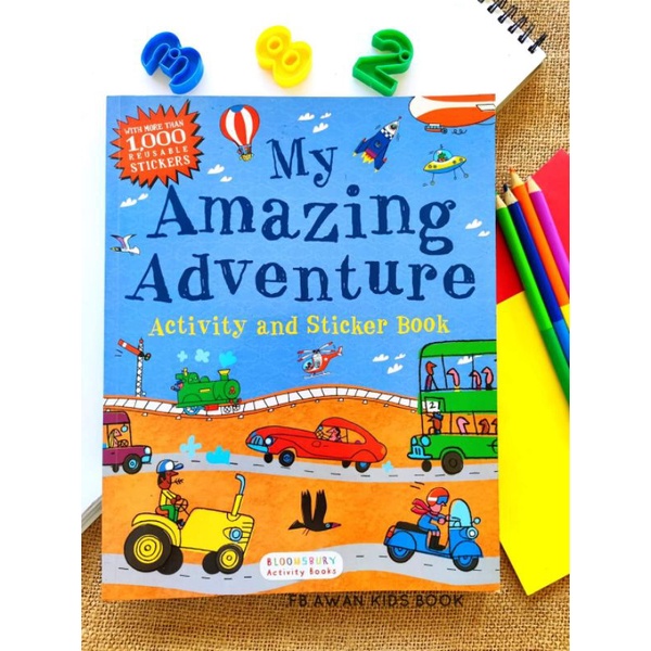 1000 STICKERS ACTIVITY BOOK MY AMAZING ADVENTURE. PUZZLES QUIZZES AND ...