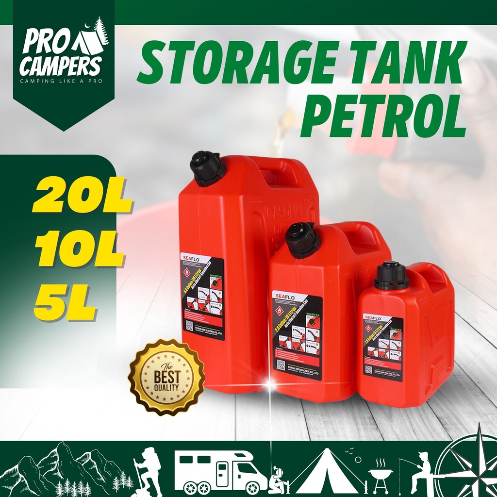 Petrol Storage Tank 5L/ 10L/ 20L Oil Tank Petrol Tank Motorcycle Car Jerry Can Petrol Tong ...