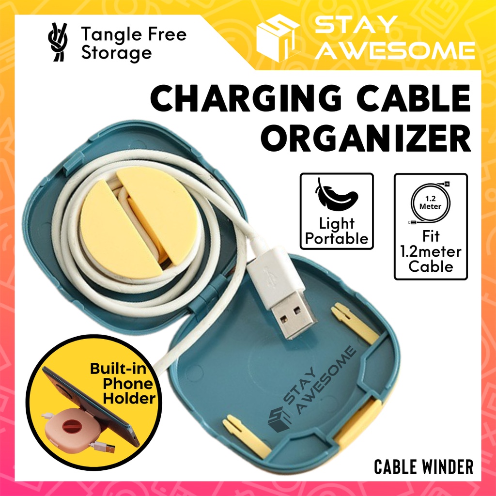 Cable Holder Rotatable Wire Organiser Wire Cable Organizer Cable ...