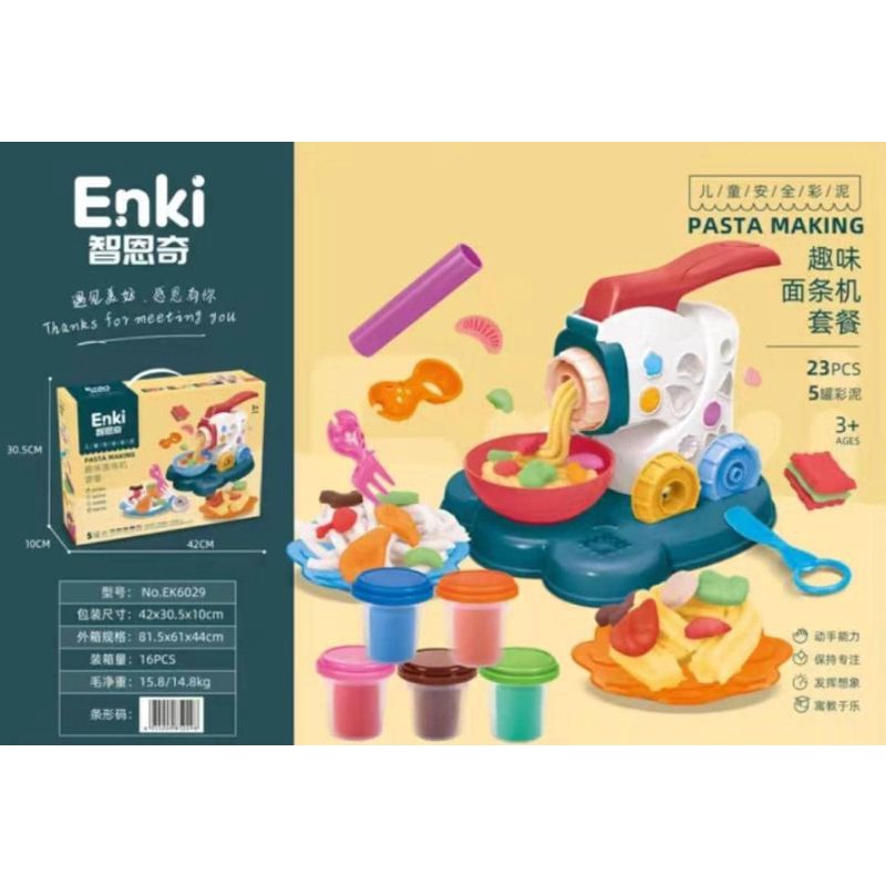 ENKI 3D Color Clay DIY Toy Dough Set | Shopee Malaysia