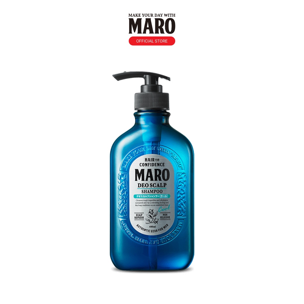Maro Hair Shampoo - Deo Scalp Cool (400ml) | Shopee Malaysia