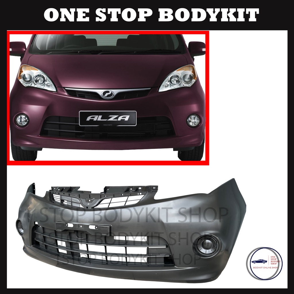 PERODUA ALZA 2010 OE LOOK FRONT BUMPER (PP) SKIRT LIP BODYKIT | Shopee ...