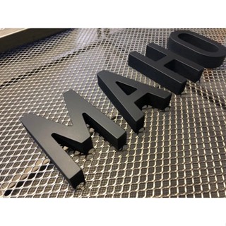 Custom 3D Wording/Abjad/ Font/ Alphabet Letter and number Size 20cm ...