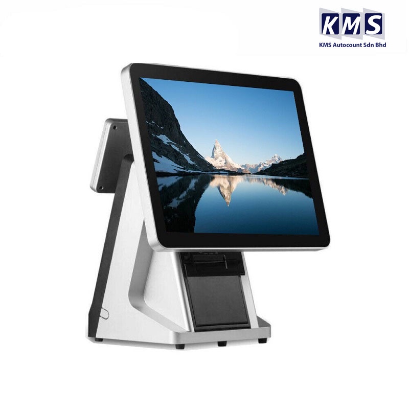 PC pos system with VFD 58mm printer desktop pos terminal retail ...