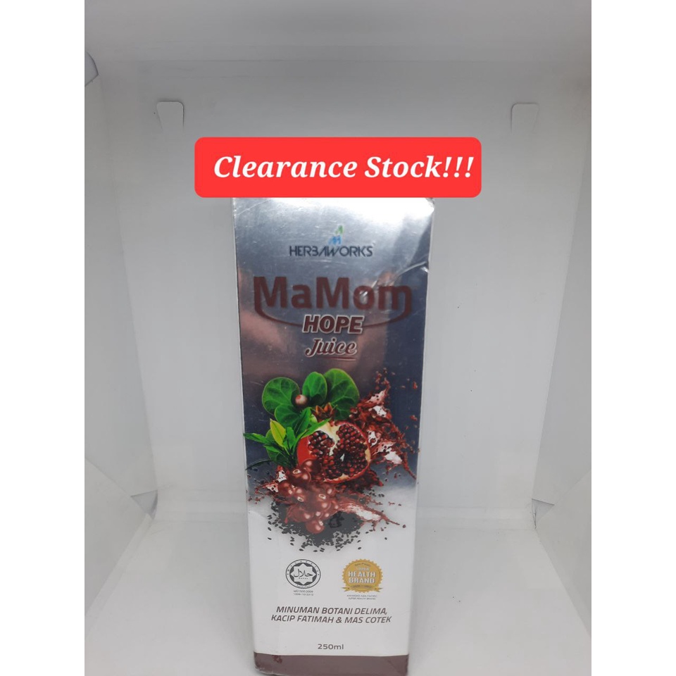 Mamom Hope Original Jus Kesihatan Wanita [250ml] | Shopee Malaysia