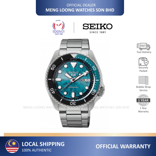 SEIKO 5 Sports SRPJ45K1 'SKX Skeleton Style' Automatic Jam Lelaki Men ...