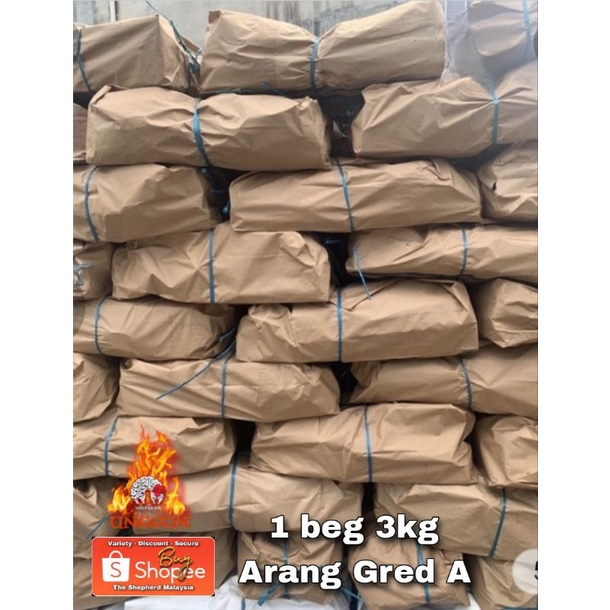 Arang Camping & BBQ (Bakau) Gred A (1kg/3kg/6kg) | Shopee Malaysia