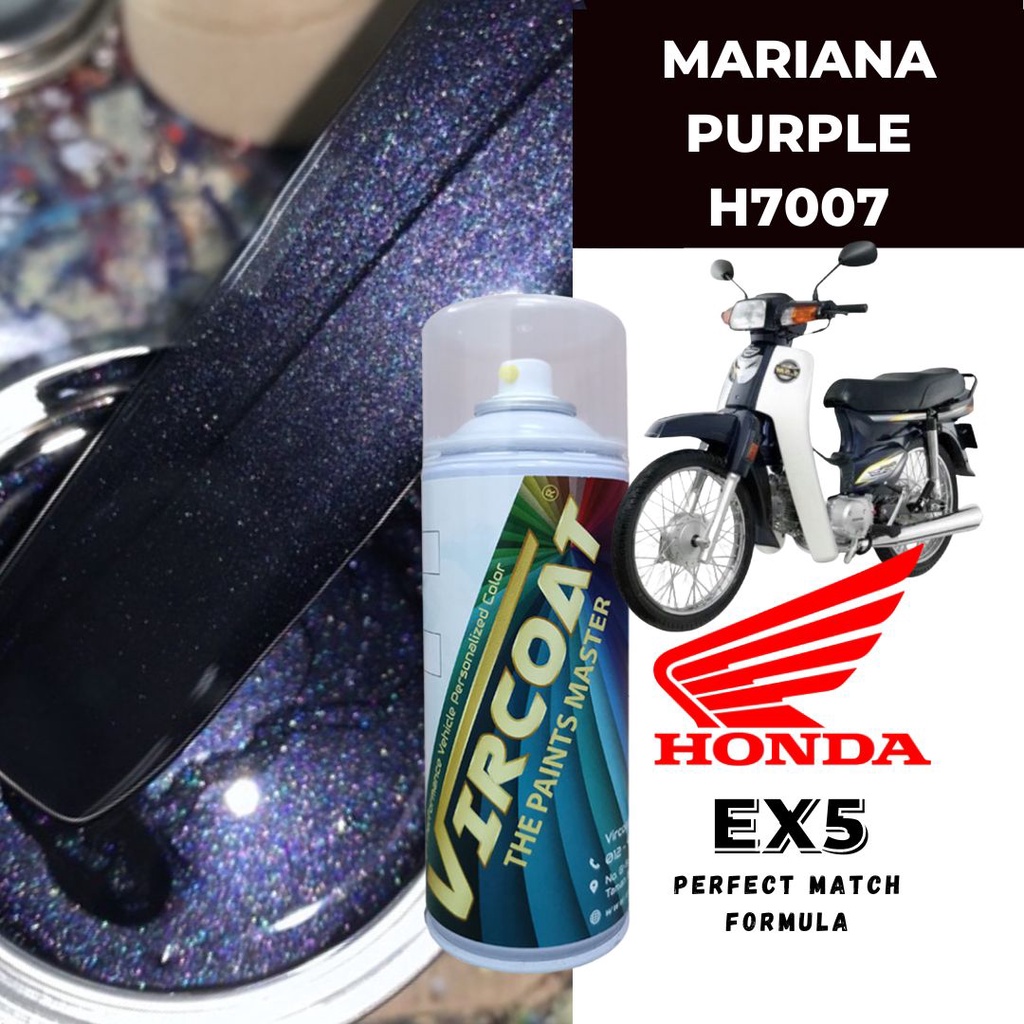 [HONDA EX5 Mariana Purple H7007 ] Cat Motor Aikka DIY Aerosol Cat Spray ...