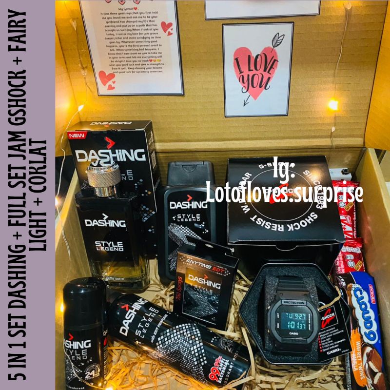 SET DASHING/GIFTBOX FOR MEN BOYFRIEND BIRTHDAY PRESENT ANNIVERSARY ...