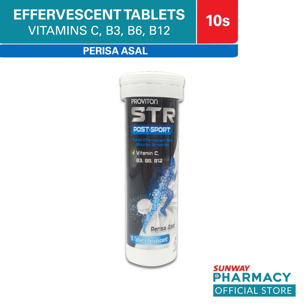 Proviton STR Post-Sports Effervescent Original Tab (10's) | Shopee Malaysia