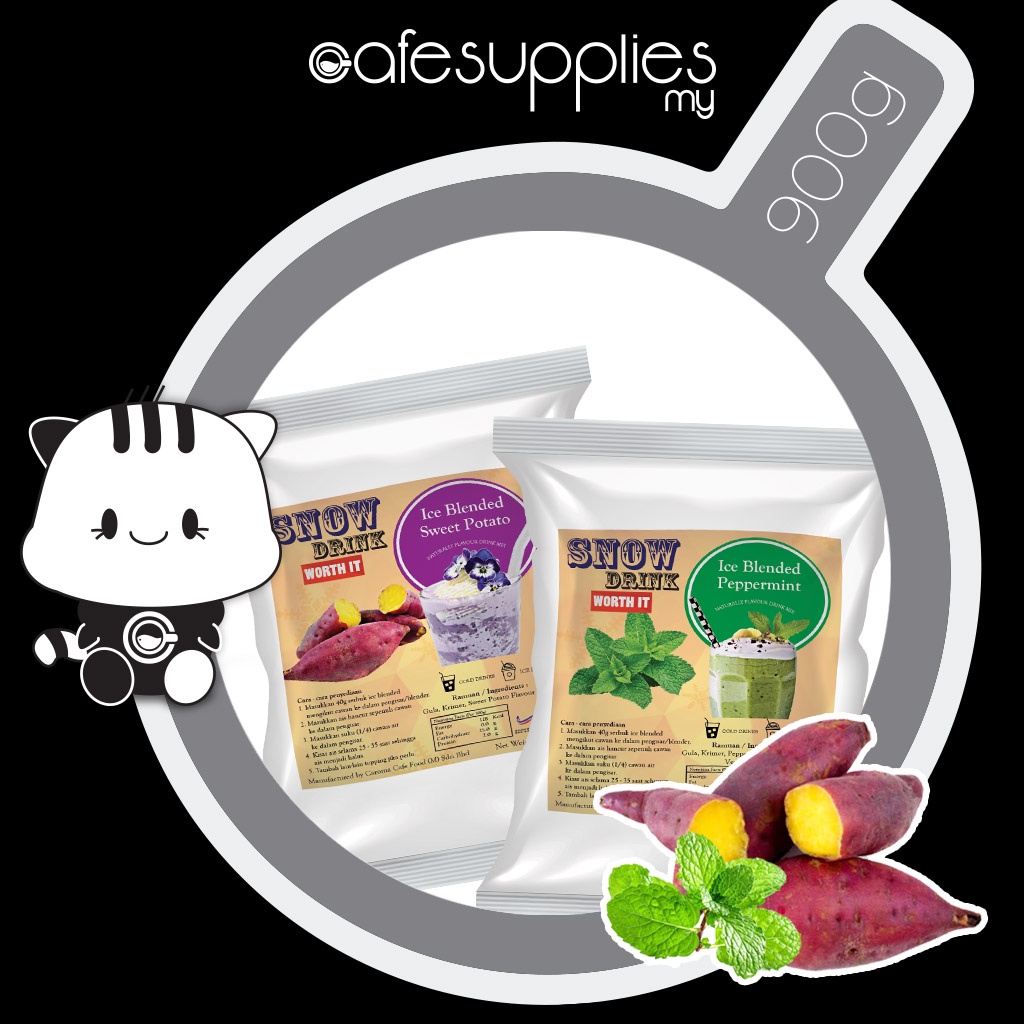 SNOW ICE BLENDED INSTANT PREMIX POWDER 900G SERBUK ICE BLENDED 900G ...