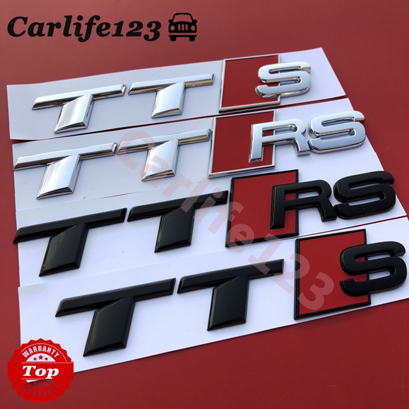 Audi TTRS TTS TT Sport Logo Rear Trunk Decklid Emblem Badge Sticker ...