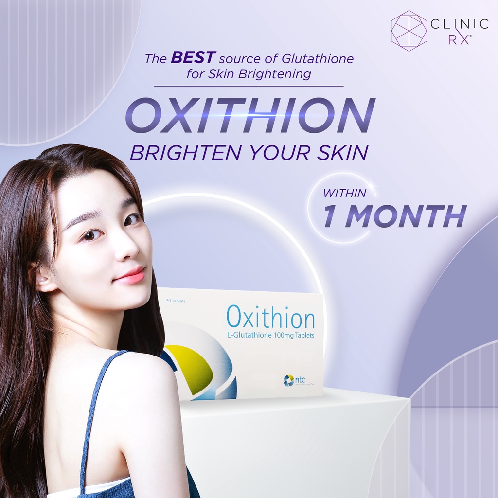 OXITHION Skin Brightening Supplement/L-Glutathione 100mg/30 Tablets ...
